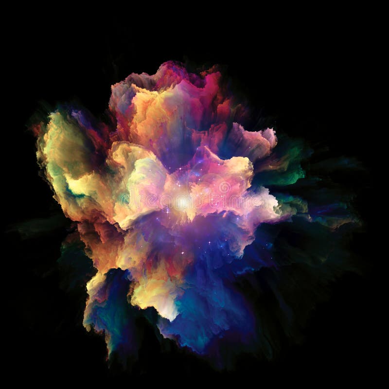 Game of Color Splash Explosion Stock Illustration - Illustration of ...