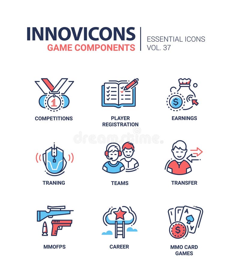 Game Components Stock Illustrations – 850 Game Components Stock ...