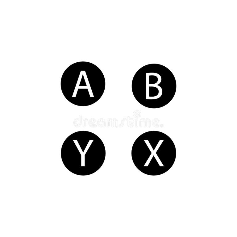 Game Console Button Icon Logo Vector Design Stock Vector - Illustration ...