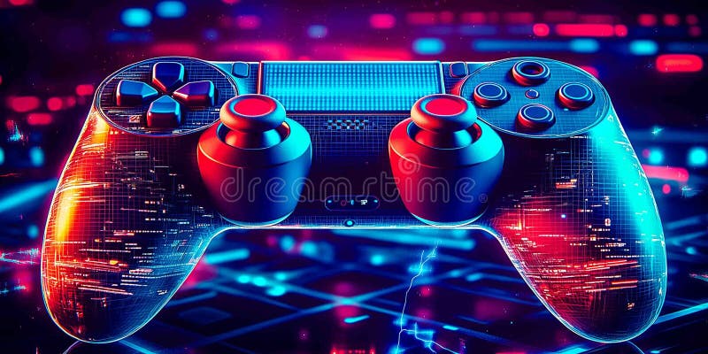 Game Console Concept on Digital Technology and Video Game Wallpaper ...