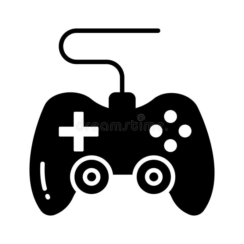 Game Console or Game Controller, Computer Gaming, Gamepad Vector, Icon ...