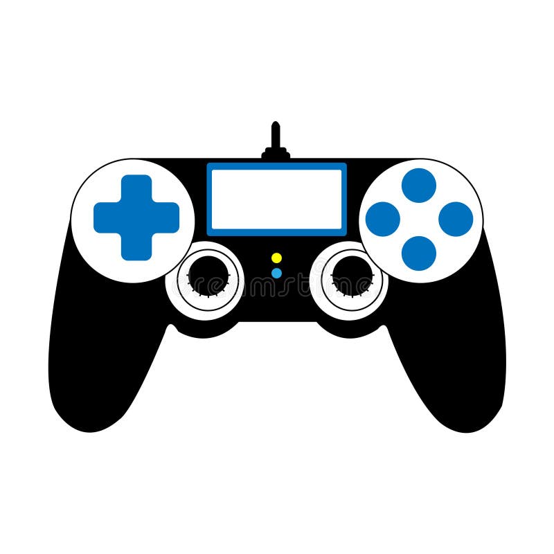 Game Console Controller Flat Design Vector Stock Illustration ...