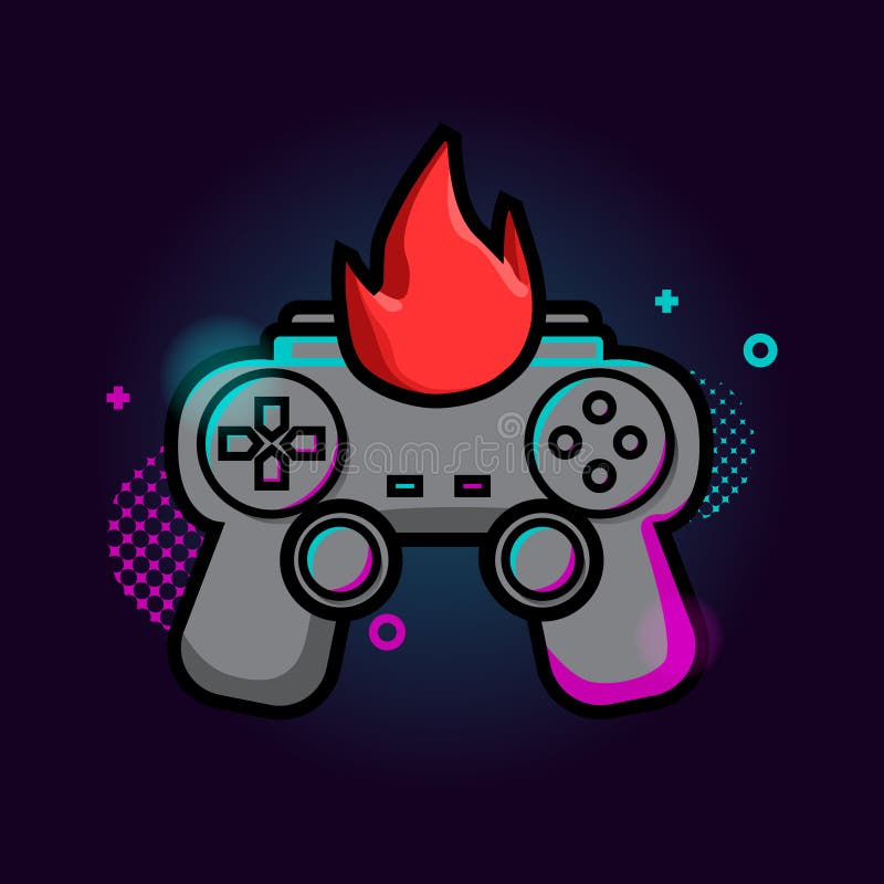 Game Console Graphic Design Vector Logo Stock Vector - Illustration of ...