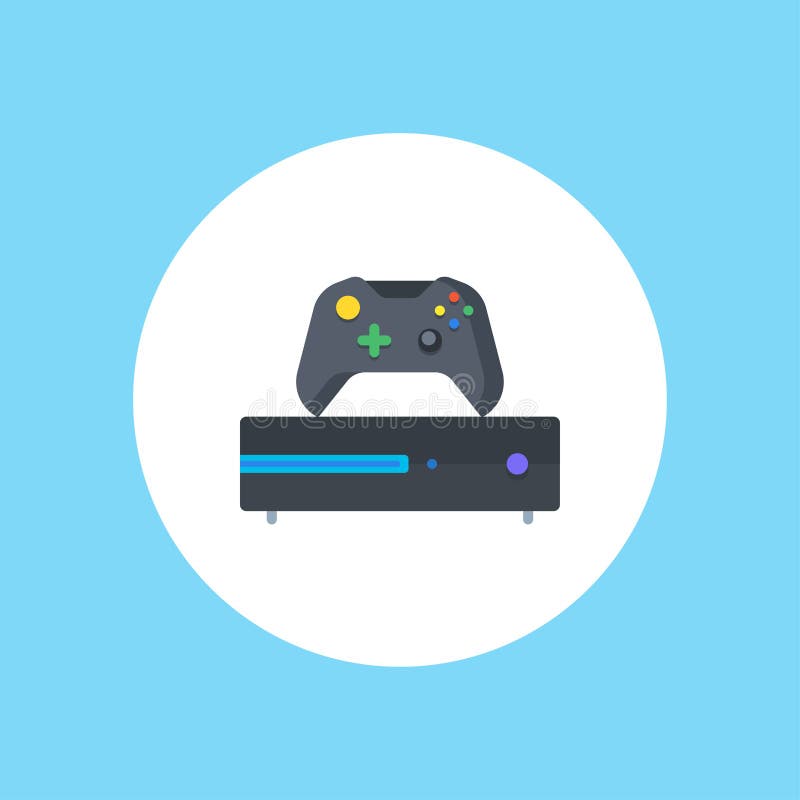 Game Console Vector Icon Sign Symbol Stock Vector - Illustration of ...