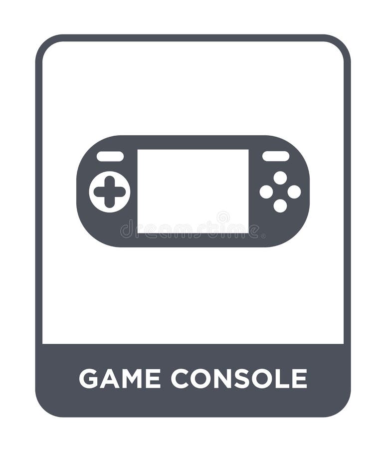 Game Console Icon in Trendy Design Style. Game Console Icon Isolated on ...