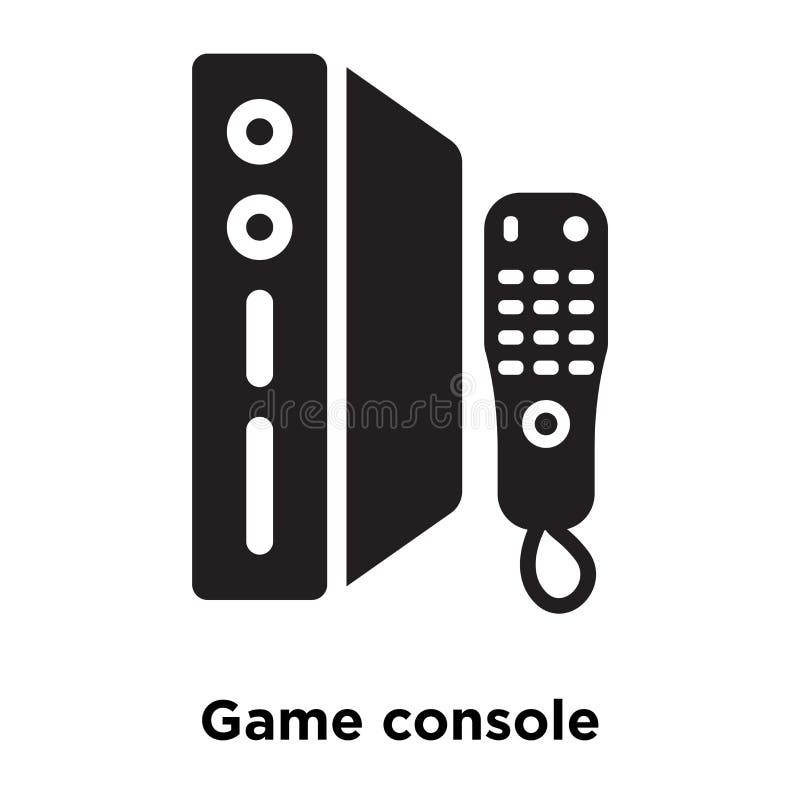 Game Console Icon Vector Isolated on White Background, Logo Concept of ...