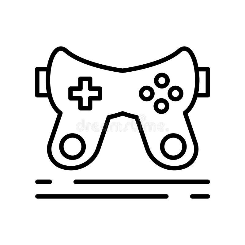 Game Console Icon Vector Isolated On White Background, Game Console ...