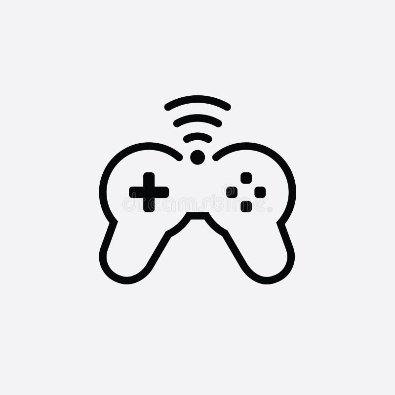 Game Console Icon. Video Gaming Joystick Stock Illustration ...
