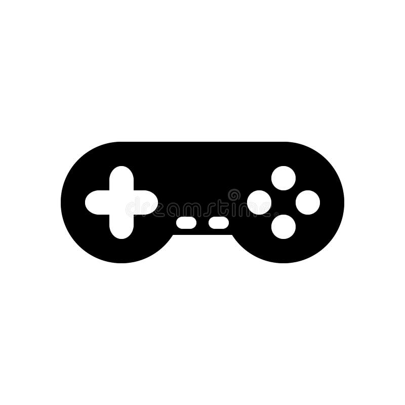 Game console icon on white stock illustration. Illustration of ...