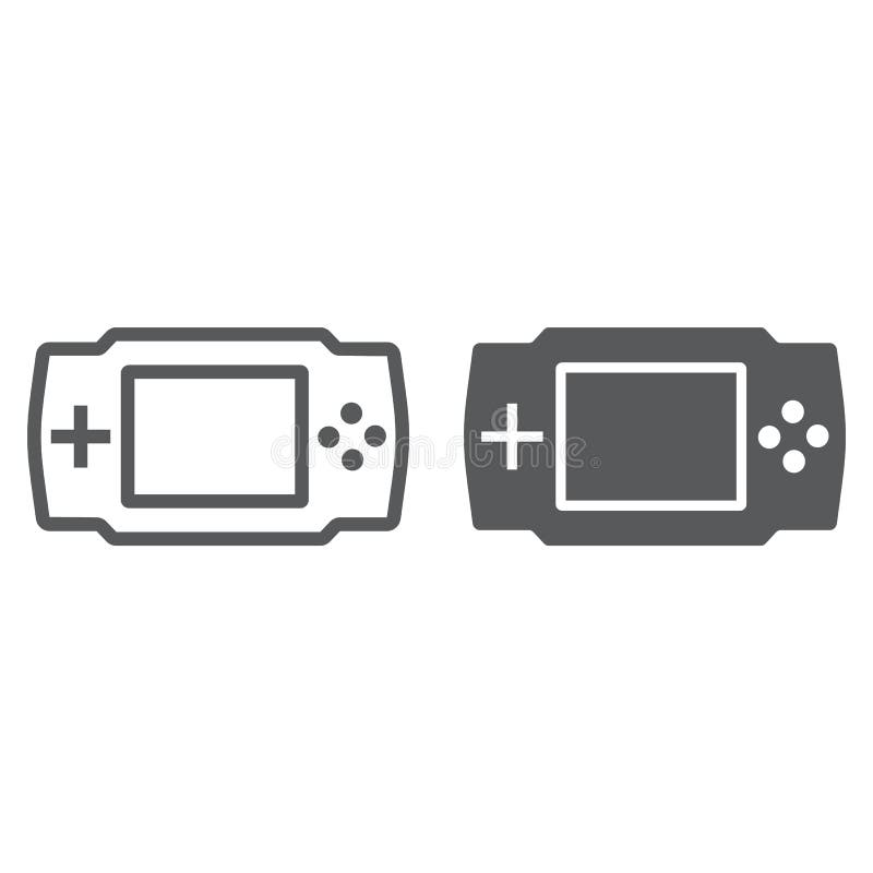 VR Controller Glyph Icon, Gaming and Play, Joystick Sign, Vector ...