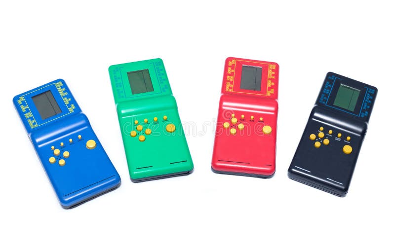 Game console set stock photo. Image of hand, isolated - 42138754