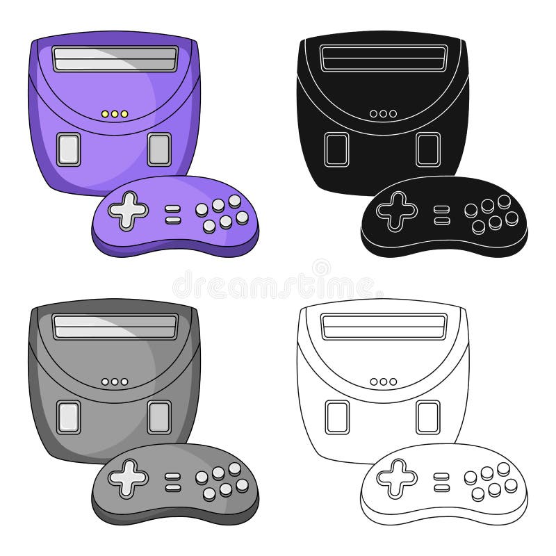 Game Console Single Icon in Cartoon,black,outline Style for Design.Car ... Game Console Single Icon in Cartoon,black,outline Style for Design.Car ...