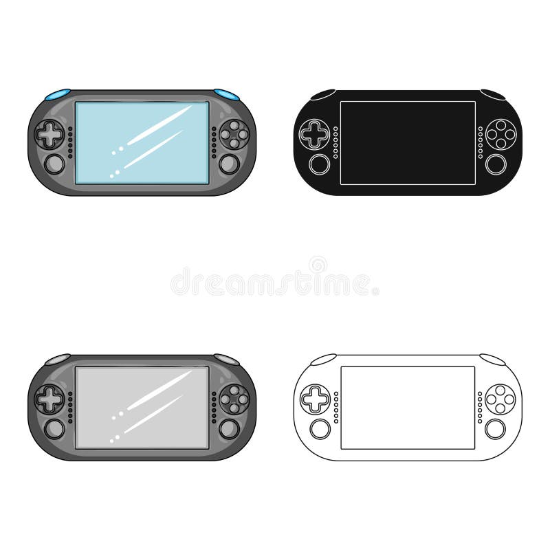 Game Console Single Icon in Cartoon,black,outline Style for Design.Car ... Game Console Single Icon in Cartoon,black,outline Style for Design.Car ...