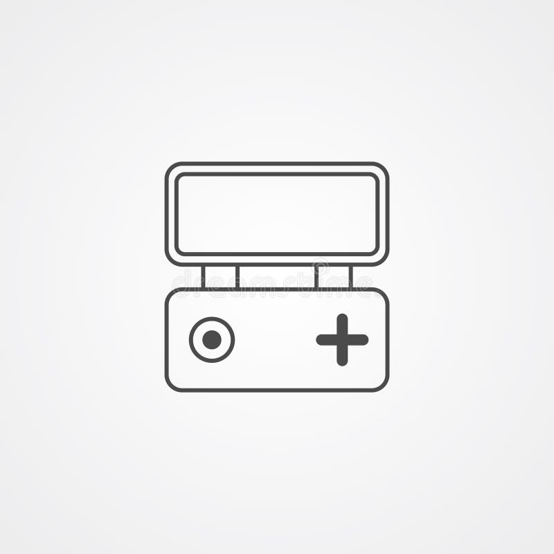 Game Console Vector Icon Sign Symbol Stock Illustration - Illustration ...
