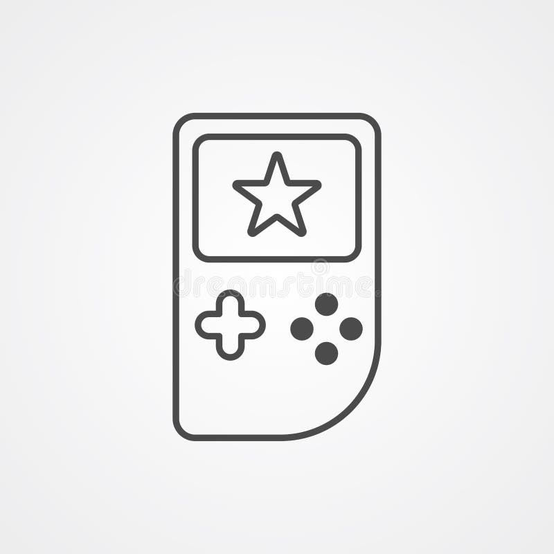 Game Console Vector Icon Sign Symbol Stock Vector - Illustration of ...