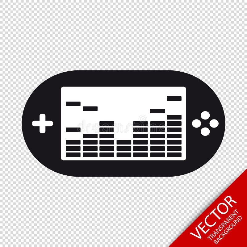 Game Console - Vector Illustration - Isolated on Transparent Background ...