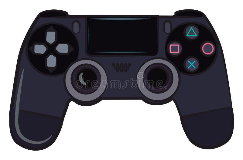 A Game Remote Control Vector or Color Illustration Stock Vector ...