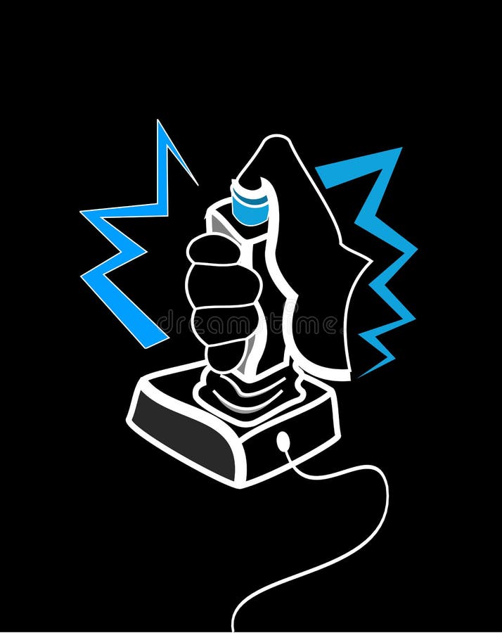 Game controller stock illustration. Illustration of blue - 19177351