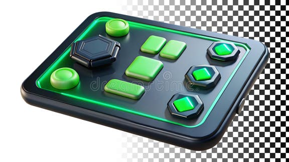 Game Controller Buttons, Interactive Interface Element Png Transparent ...