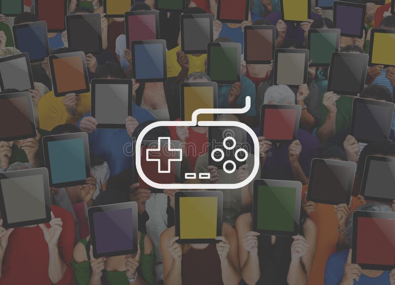 Game Controller Control Leisure Fun Technology Joystick Concept Stock ...