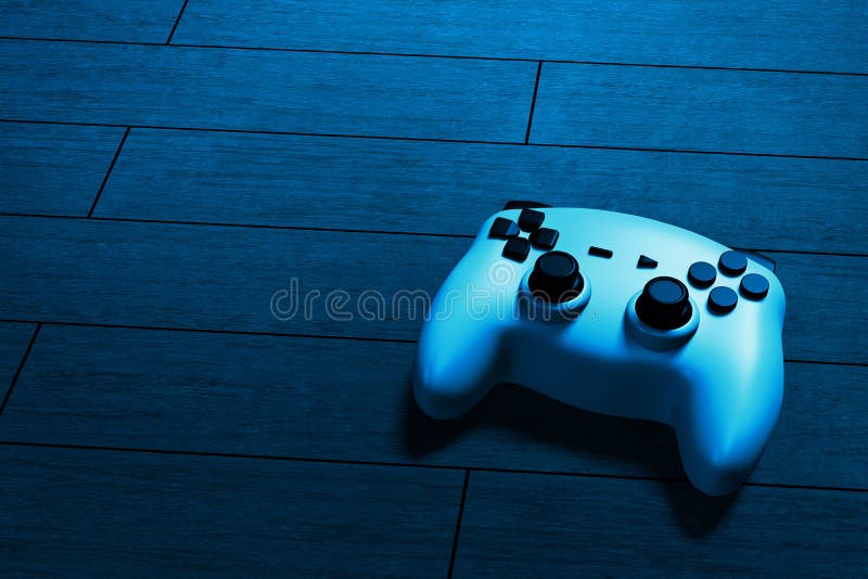 Game Controller on 3d Illustrations Stock Illustration - Illustration ...
