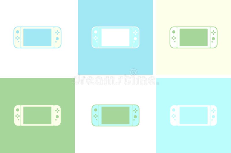Game Controller Design Template Icon. Nintendo Switch. Gamepad. Pop Art ... Game Controller Design Template Icon. Nintendo Switch. Gamepad. Pop Art ...