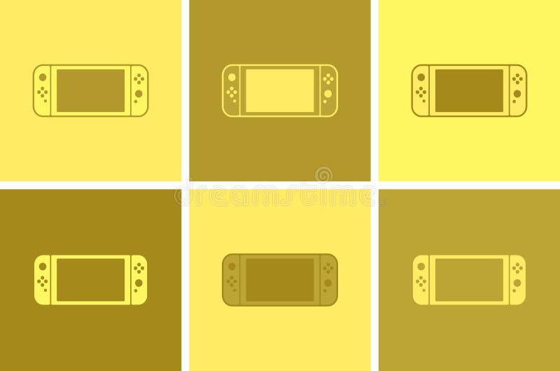 Game Controller Design Template Icon. Nintendo Switch. Gamepad. Pop Art ...