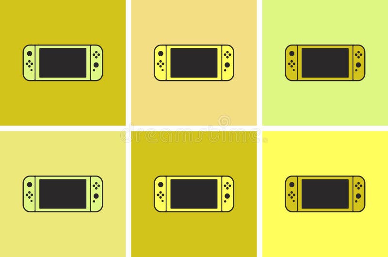 Game Controller Design Template Icon. Nintendo Switch. Gamepad. Pop Art ... Game Controller Design Template Icon. Nintendo Switch. Gamepad. Pop Art ...