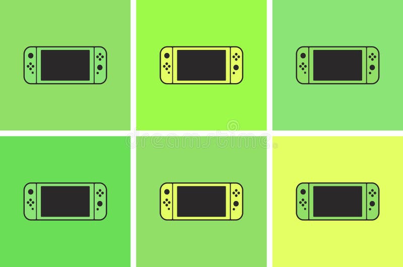 Game Controller Design Template Icon. Nintendo Switch. Gamepad. Pop Art ...