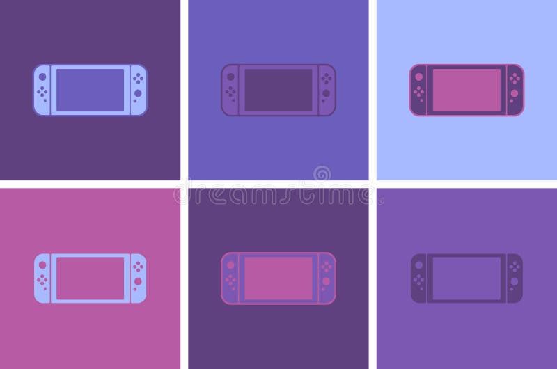 Game Controller Design Template Icon. Nintendo Switch. Gamepad. Pop Art ... Game Controller Design Template Icon. Nintendo Switch. Gamepad. Pop Art ...