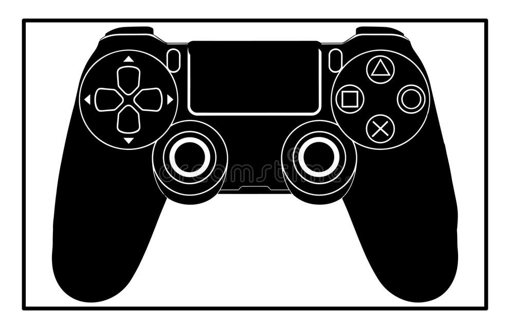 Game Controller Icon Design. Game Controller Icon in Trendy Silhouette ...