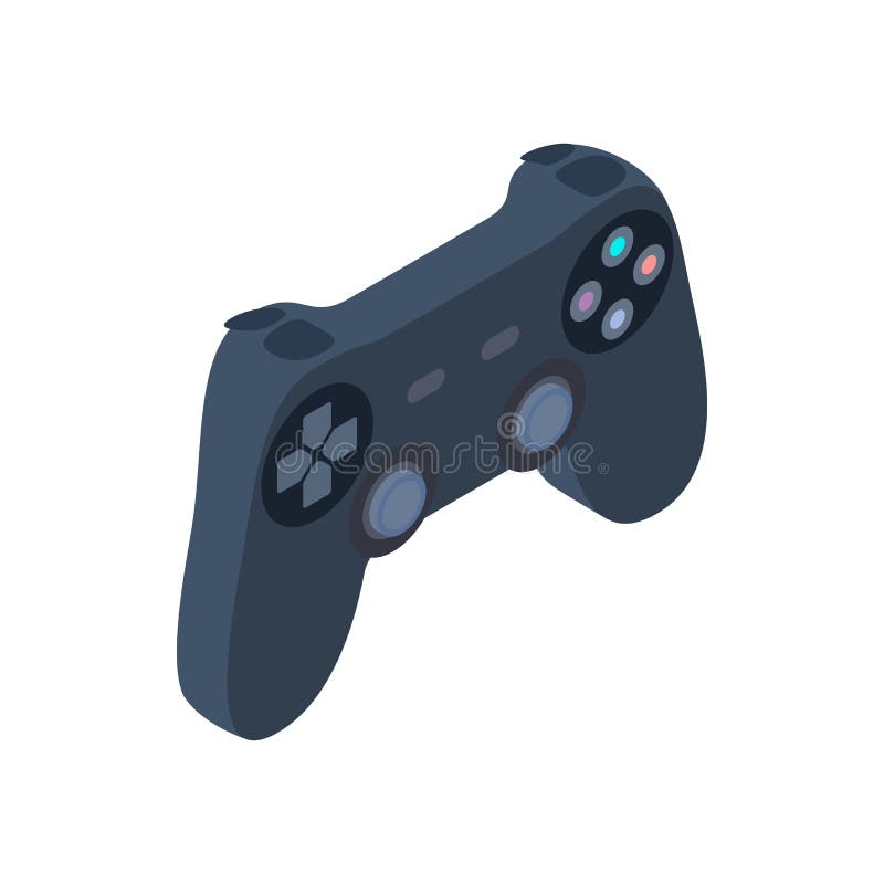 Game Controller Icon, Isometric 3d Style Stock Vector - Illustration of ...