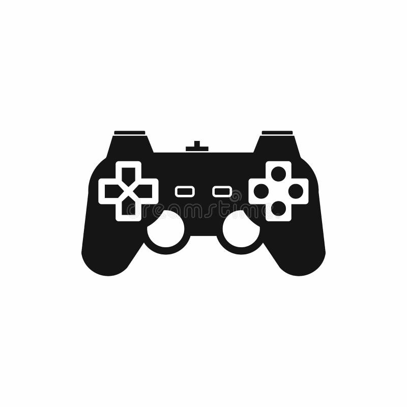 Game Controller Icon, Simple Style Stock Vector - Illustration of ...