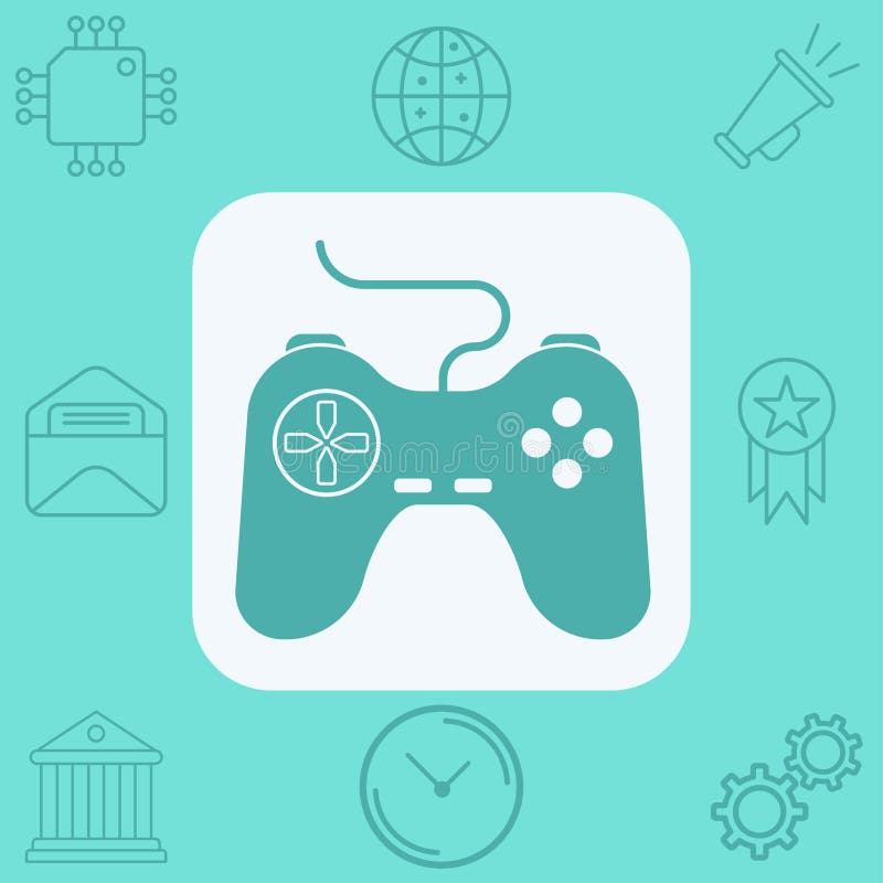 Game Controller Vector Icon Sign Symbol Stock Illustration ...