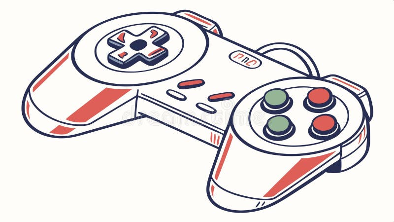 Game Controller Illustration, Gaming Device and Entertainment Icon ...