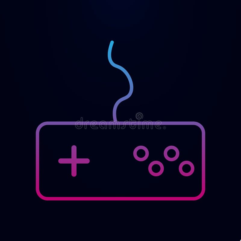 Game Controller Line Nolan Icon. Simple Thin Line, Outline Vector of Web Icons for Ui and Ux ...