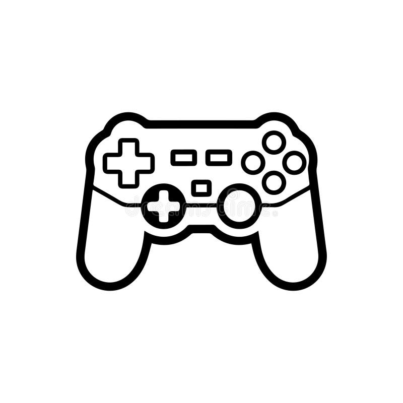 Game Controller Logo or Modern Line Icon. Vector Line Art and Icon ...
