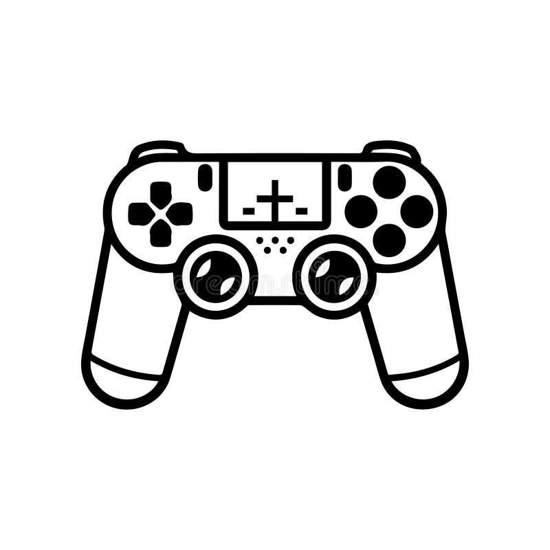 Game Controller Line Art Stock Illustrations – 5,639 Game Controller ...
