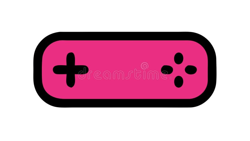 Game Controller Pink, Gaming Entertainment, Vector Design Generative AI ...