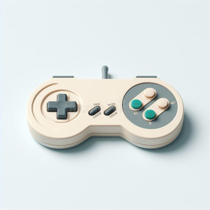 Game Controller in 90s 80s Y2K Theme in 90s 80s Y2K Theme Stock ...