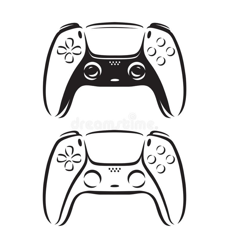 Dualshock Gaming Controller Stock Illustrations – 77 Dualshock Gaming ...