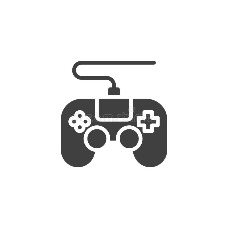Game Controller Vector Icon Stock Vector - Illustration of logo, design ...