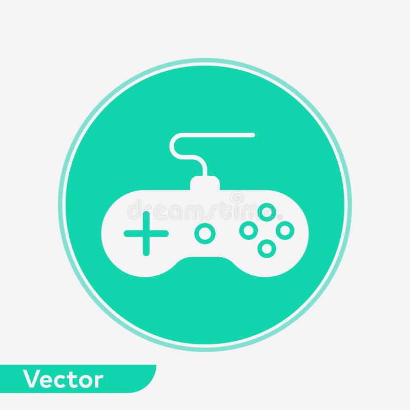 Game Controller Vector Icon Sign Symbol Stock Vector - Illustration of ...