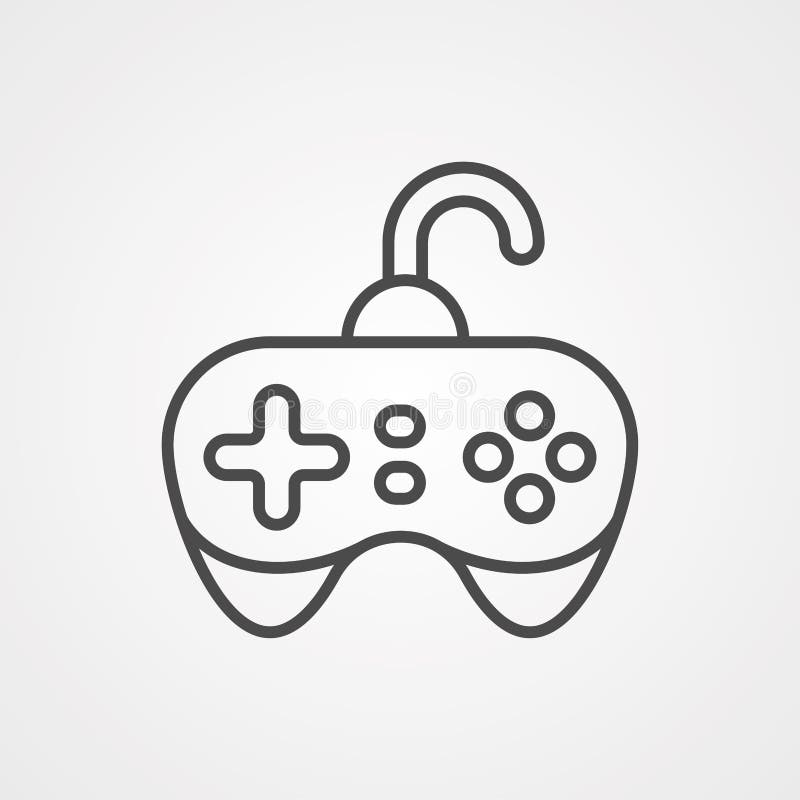 Game Controller Vector Icon Sign Symbol Stock Illustration ...