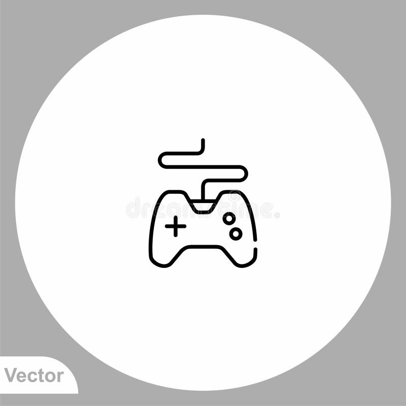 Game Controller Flat Vector Icon Sign Symbol Stock Vector ...