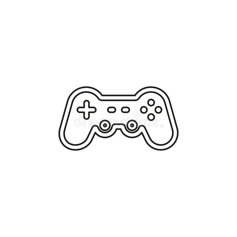 Game Controller Vector Icon Stock Vector - Illustration of gamepad ...