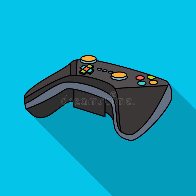 Game Controller for the Virtual Reality Icon in Cartoon Style on White ...