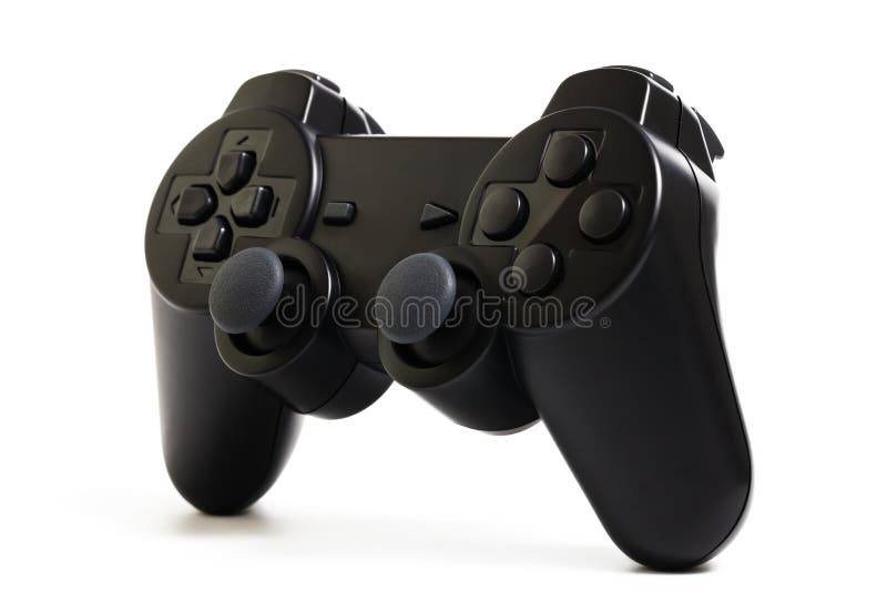 Game Controller on White Background Stock Image - Image of ...