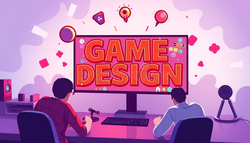 Game Design Studio Setup, Creative Workspace, Stock Photo, Generative ...