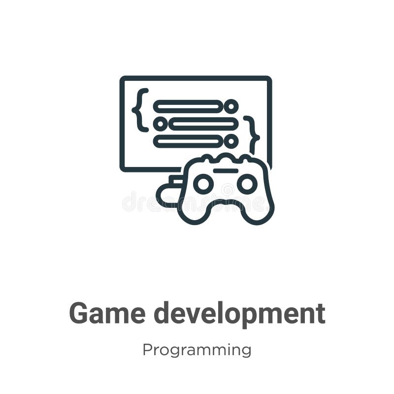 Web Development Outline Vector Icon. Thin Line Black Web Development Icon, Flat Vector Simple ...